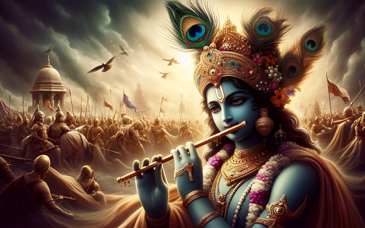 Lord Krishna's Role in the Mahabharata – Om Spiritual Shop
