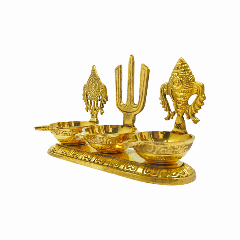 Perumal Vilakku with Perumal Patham – Om Spiritual Shop