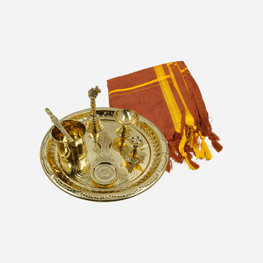 Ring Thali Set with Vasthram (7 piece) – Om Spiritual Shop