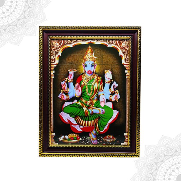 Varahi Amman Frame by Om Spiritual Shop