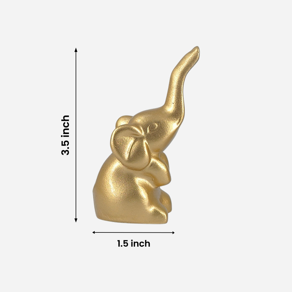 Gold Fibre Elephant Set – Om Spiritual Shop