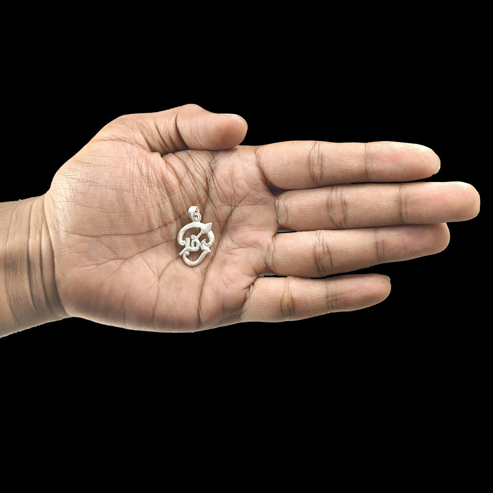 Om Vel Silver Pendant – Om Spiritual Shop